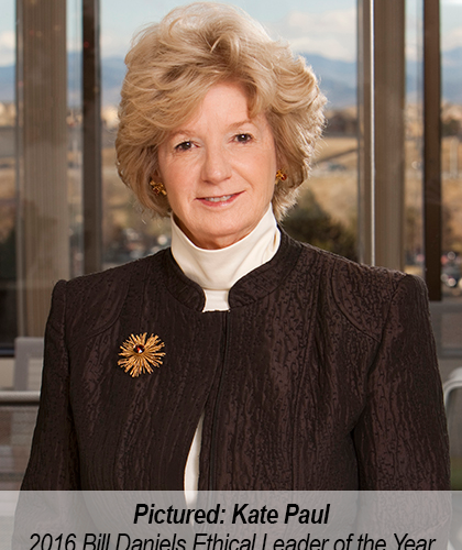 Kate Paul selected as 2016 Bill Daniels Ethical Leader of the Year | CU ...