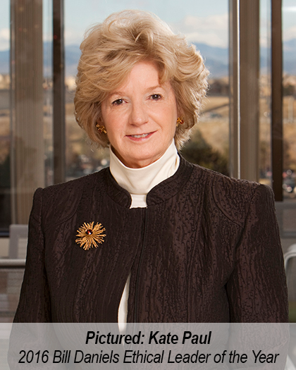 Kate Paul selected as 2016 Bill Daniels Ethical Leader of the Year | CU ...